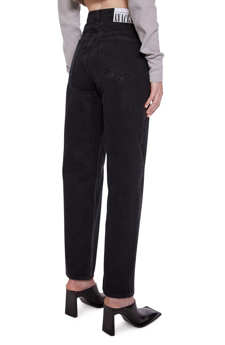 MOTHER Double Stack Hover High Waist Ankle Straight Leg Jeans ...