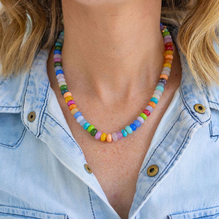 Erin McDermott Jewelry Good Luck Gemstone Necklace | Nordstrom