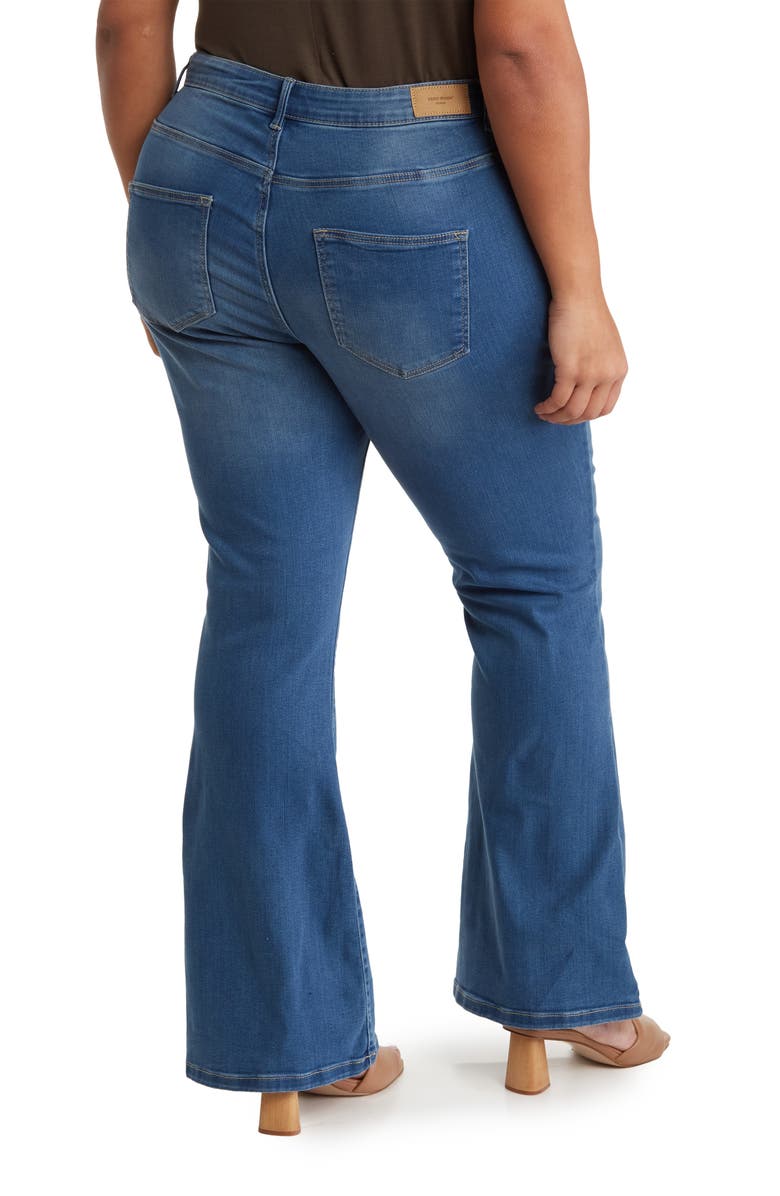 VERO MODA CURVE Peachy Flared Leg Jeans | Nordstromrack
