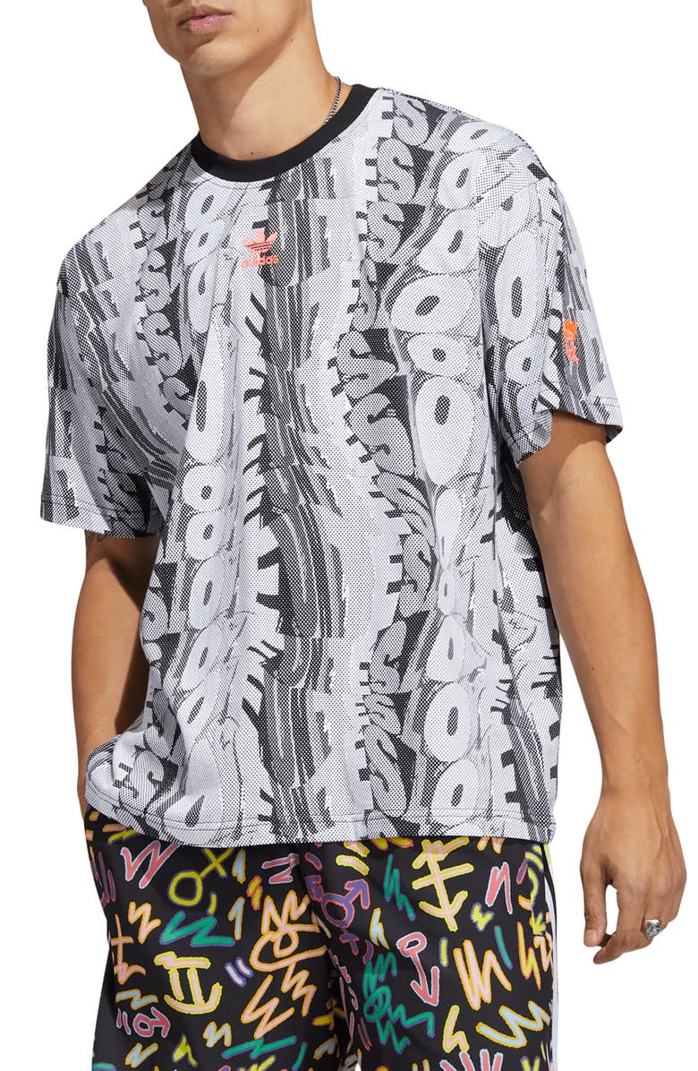 adidas Originals x Kris Andrew Gender Neutral Love Unites Doodle Print ...