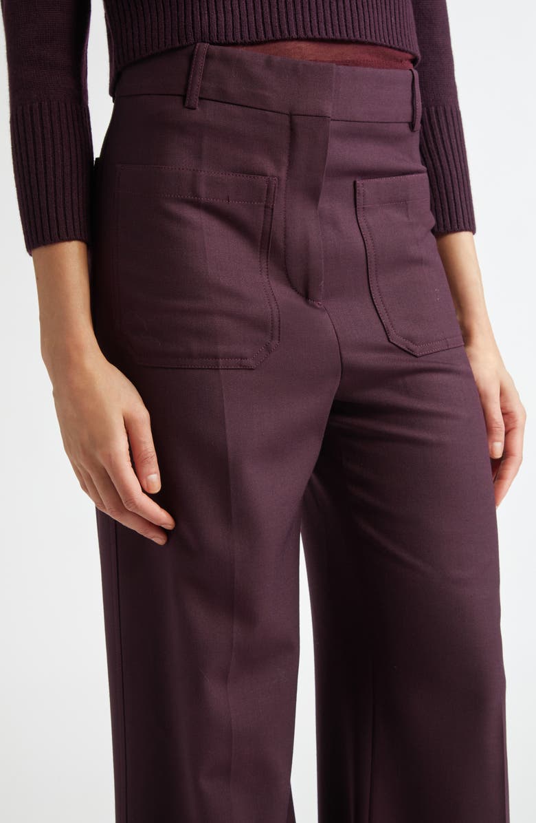 Victoria Beckham Alina High Wasit Wide Leg Trousers | Nordstrom