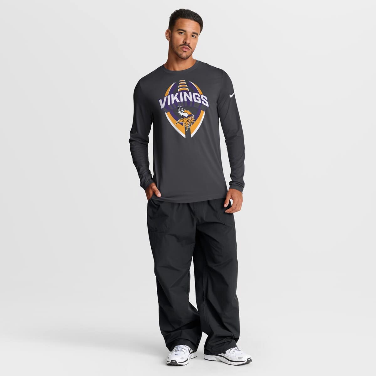 Nike Men's Nike Anthracite Minnesota Vikings Primetime Legend Icon ...