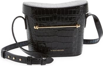 Strathberry Safari Croc Embossed Leather Crossbody Bag | Nordstrom