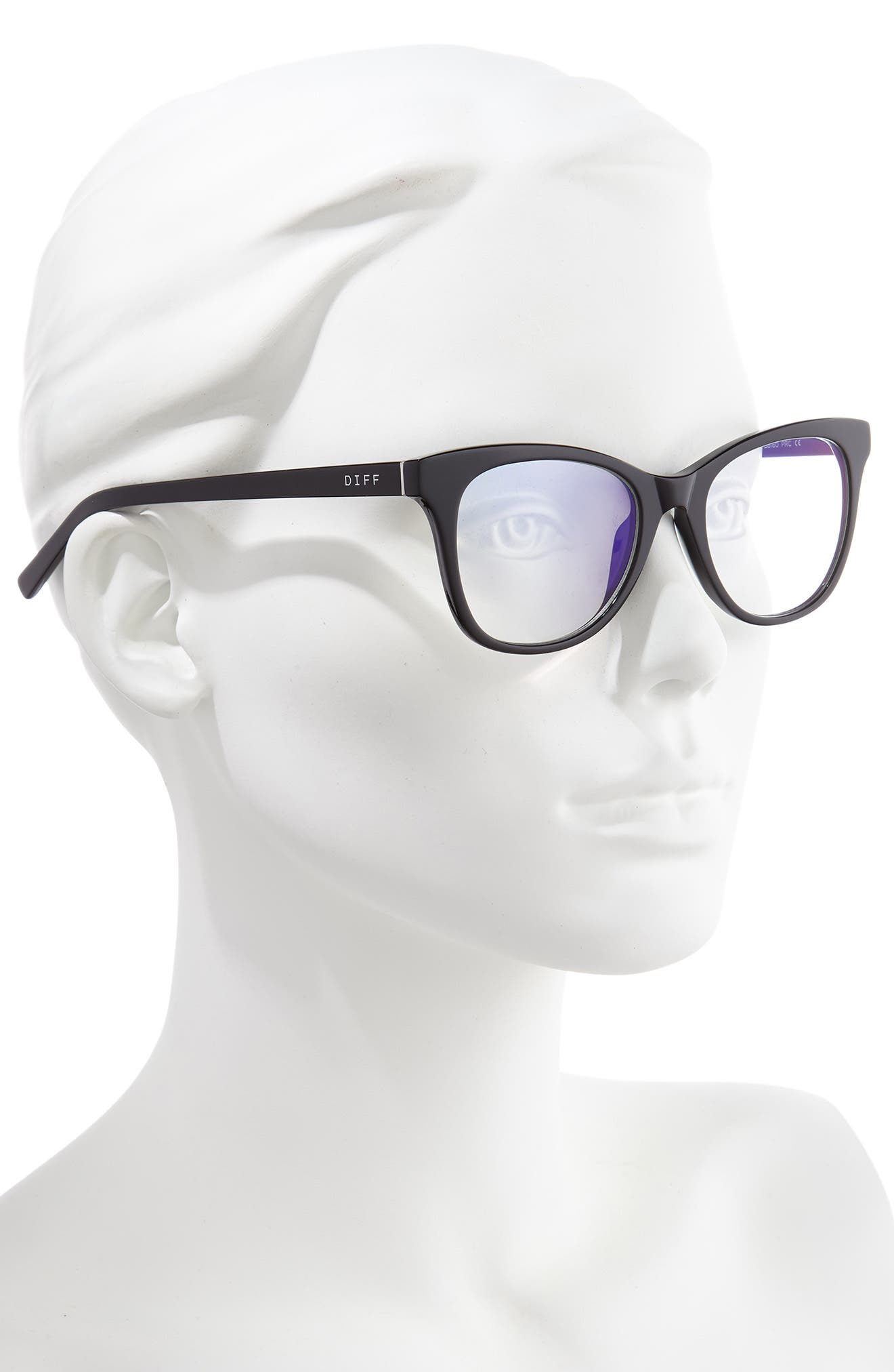 DIFF Carina 49mm Blue Light Blocking Optical Glasses | Nordstrom