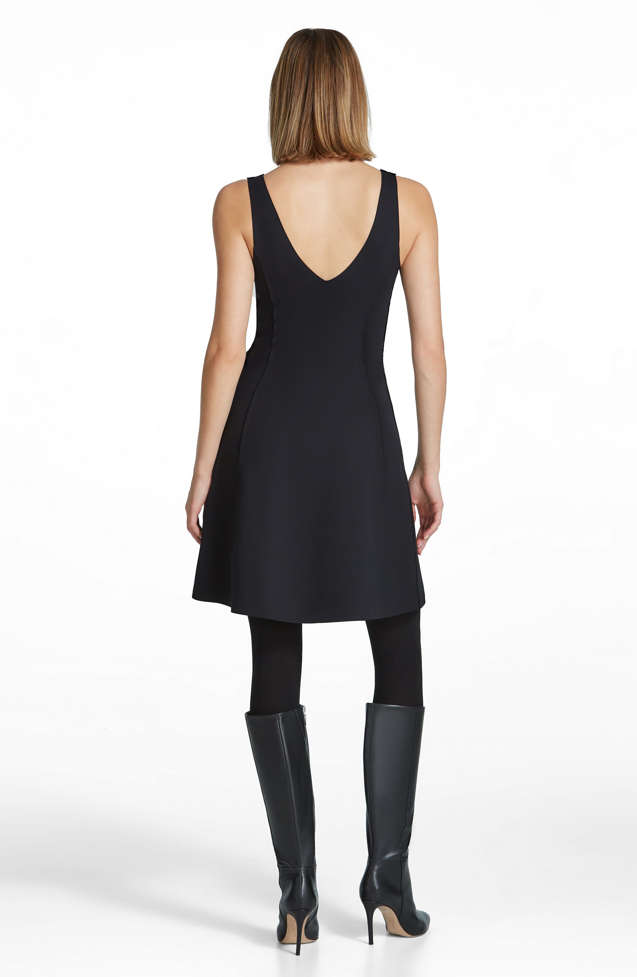 Commando Sleeveless Scuba Knit Skater Dress | Nordstromrack