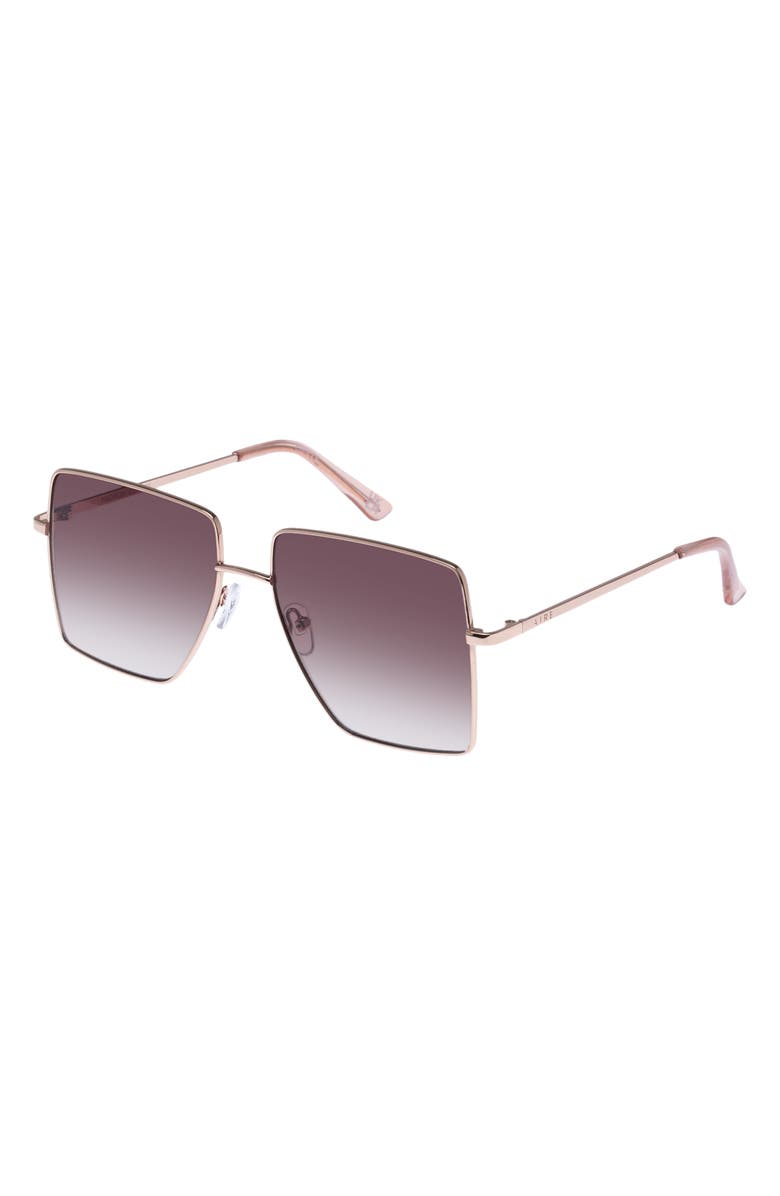AIRE Hadron 58mm Gradient Square Sunglasses | Nordstromrack