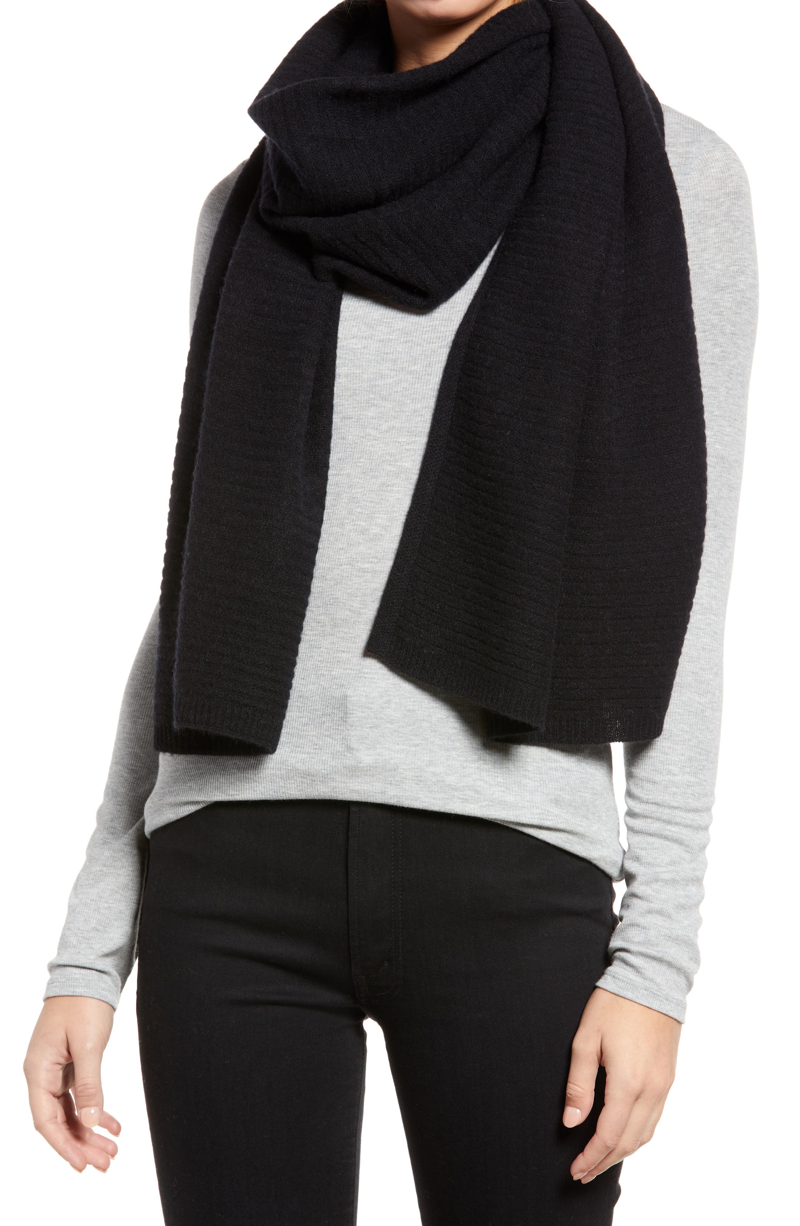 Nordstrom Cashmere Rib Scarf | Nordstrom