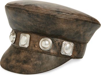 Area Leather Porter Hat | Nordstrom