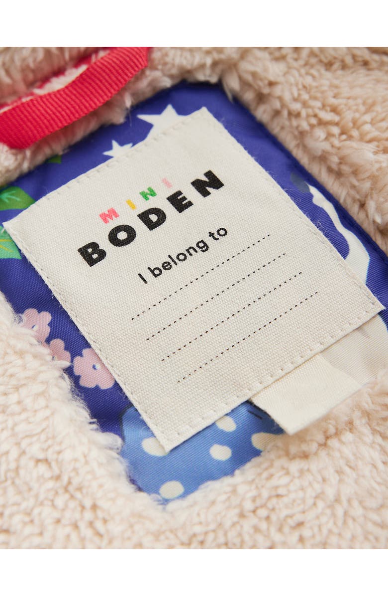 Mini Boden Kids' Fantasy Print Zip-Up Hooded Puffer Jacket | Nordstromrack