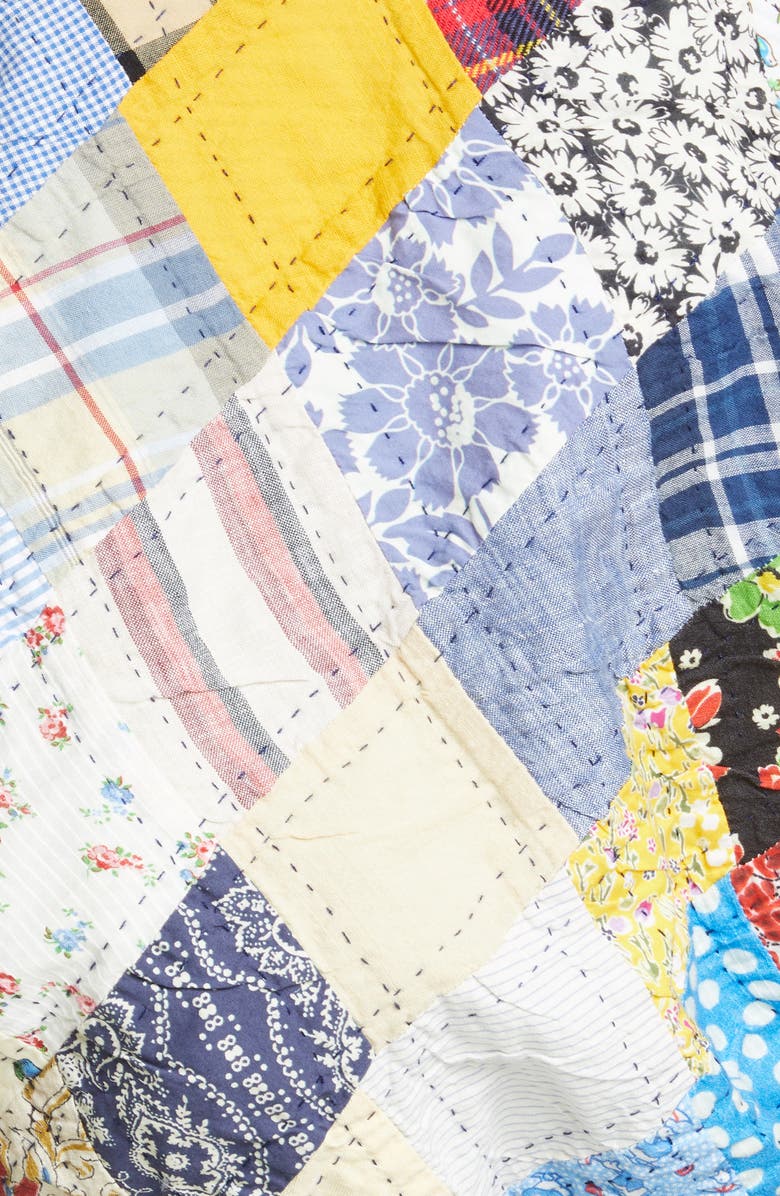 Polo Ralph Lauren Patchwork Cotton & Linen Jacket | Nordstrom