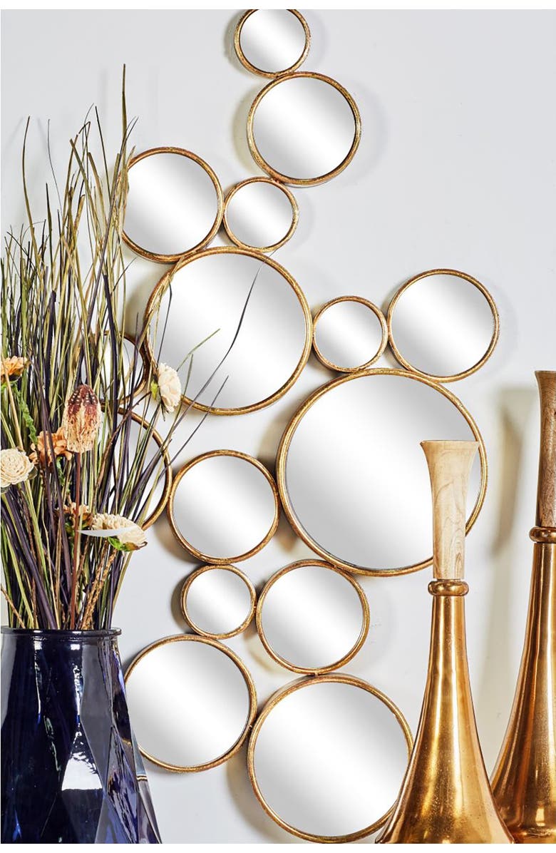 COSMO BY COSMOPOLITAN Gold Metal Bubble Cluster Wall Mirror | Nordstromrack
