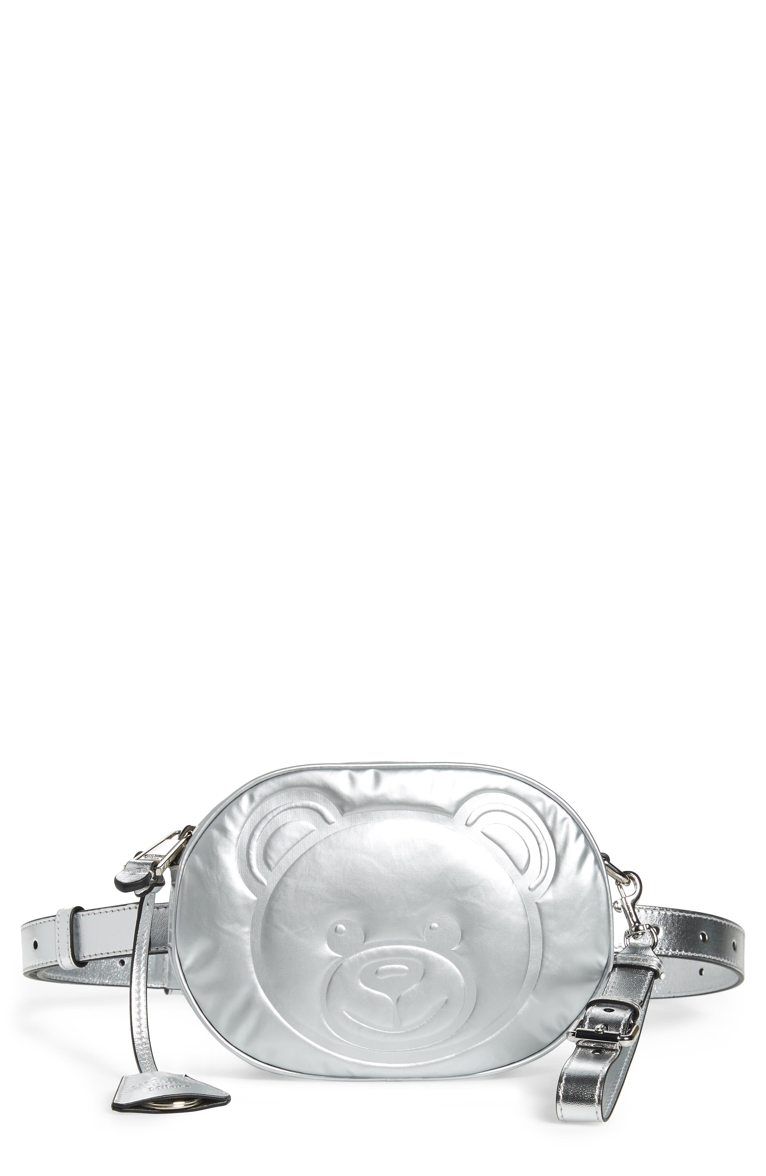 Moschino Silver Teddy Belt Bag | Nordstromrack