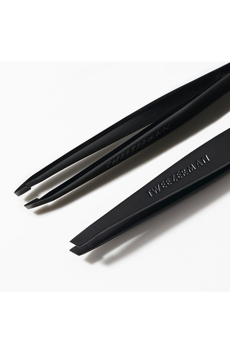 TWEEZERMAN Black Matte Slant Tweezer | Nordstromrack