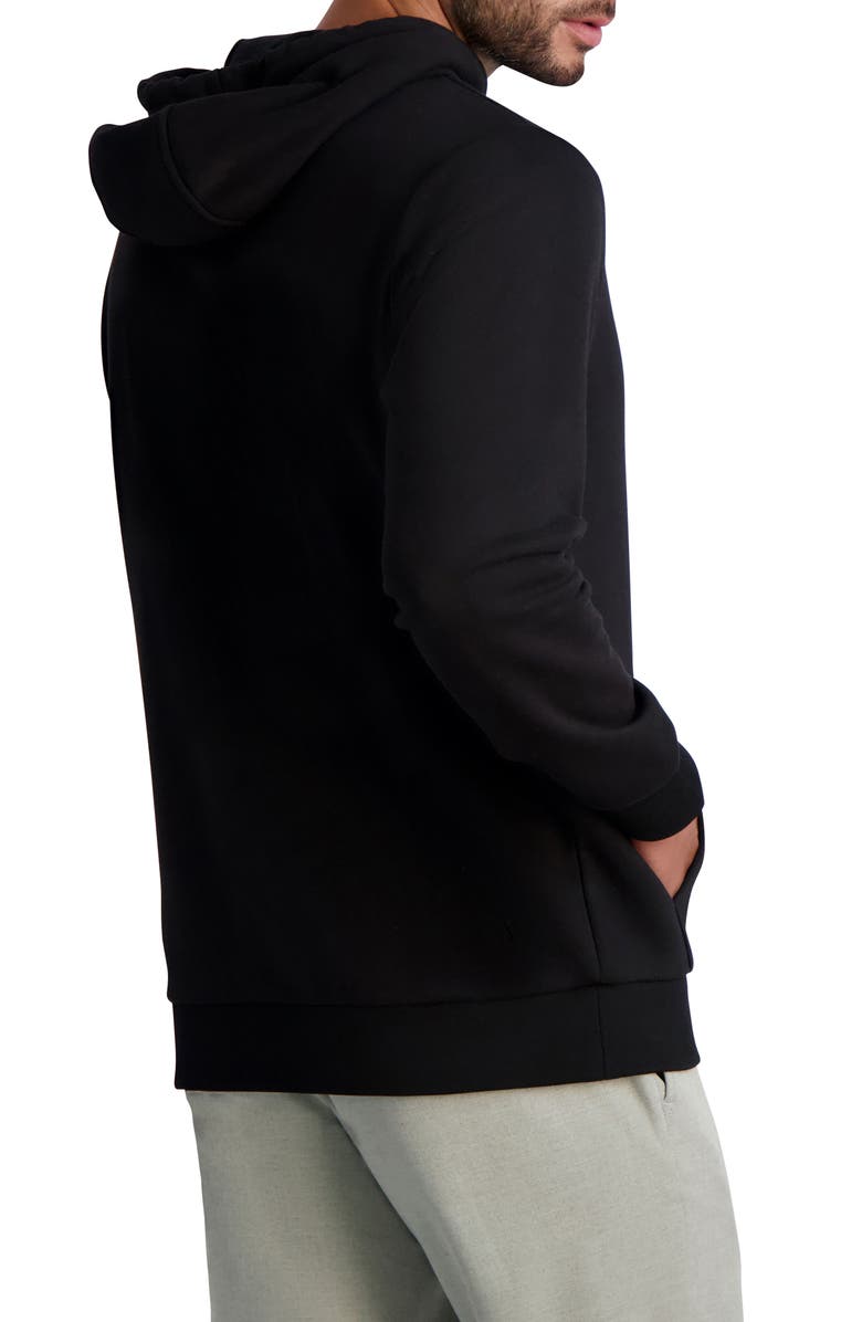 KARL LAGERFELD PARIS Small Logo Patch Hoodie | Nordstromrack