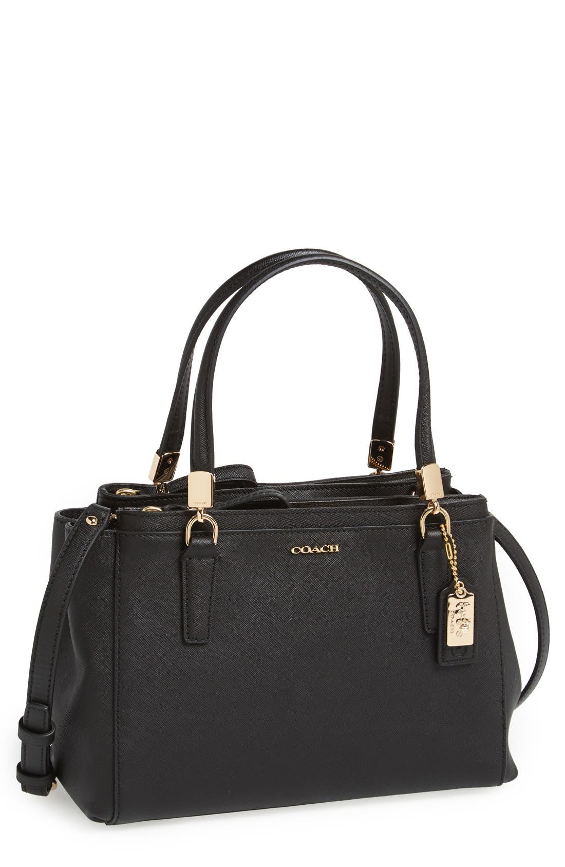 COACH 'Madison - Mini Christie' Saffiano Leather Satchel | Nordstrom