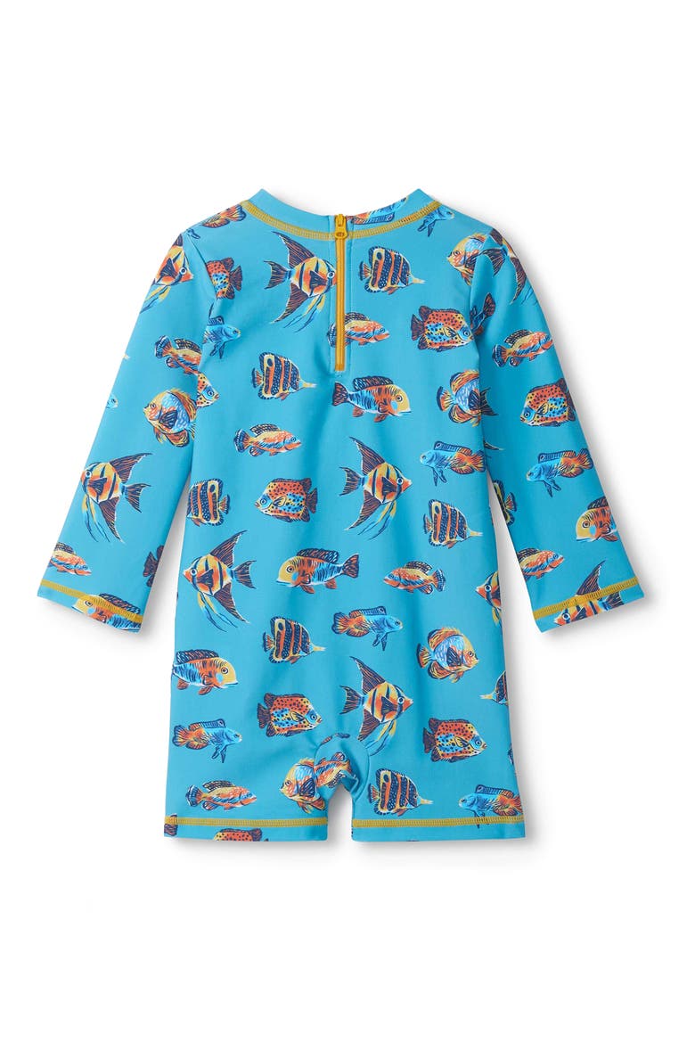 Tropical Ocean Long Sleeve One-Piece Rashguard Swimsuit (Men) | Nordstrom