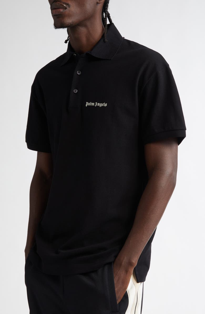 Palm Angels Classic Logo Embroidered Polo | Nordstromrack