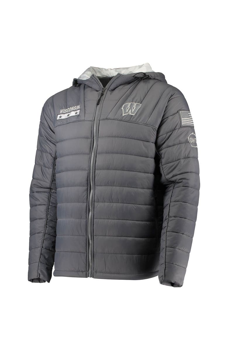 COLOSSEUM Men's Colosseum Gray/Camo Wisconsin Badgers OHT Military ...