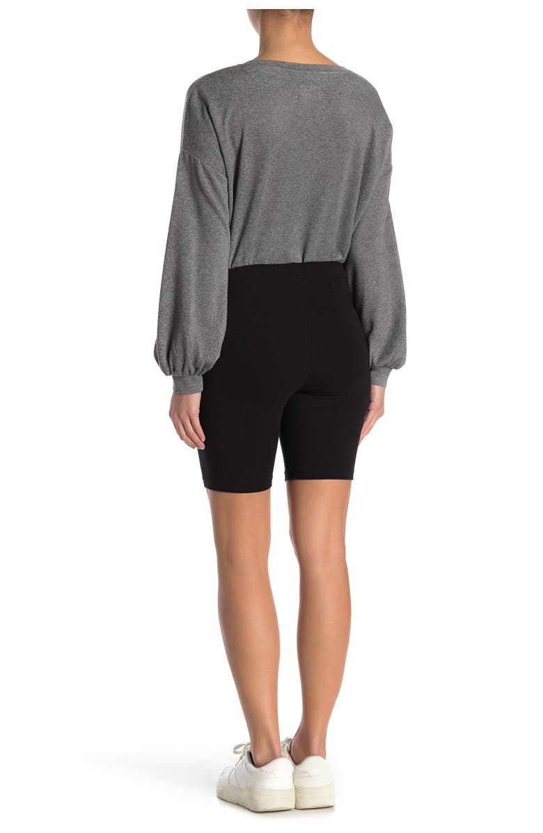 Hue Solid Stretch Bike Shorts | Nordstromrack