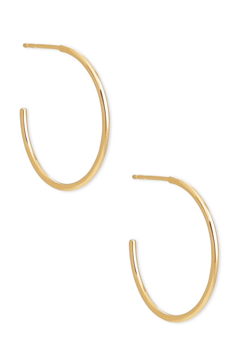Kendra Scott Keeley 18K Gold Vermeil Small Hoop Earrings | Nordstrom