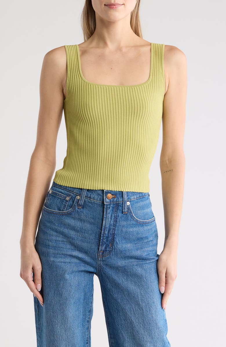 Madewell Sculpt Ottoman Square Neck Tank | Nordstromrack