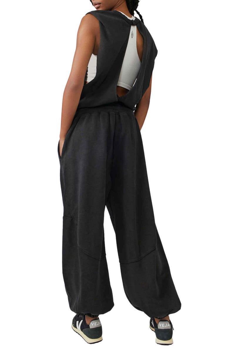 Free People Throw & Go Wide Leg Cotton Jumpsuit | Nordstromrack