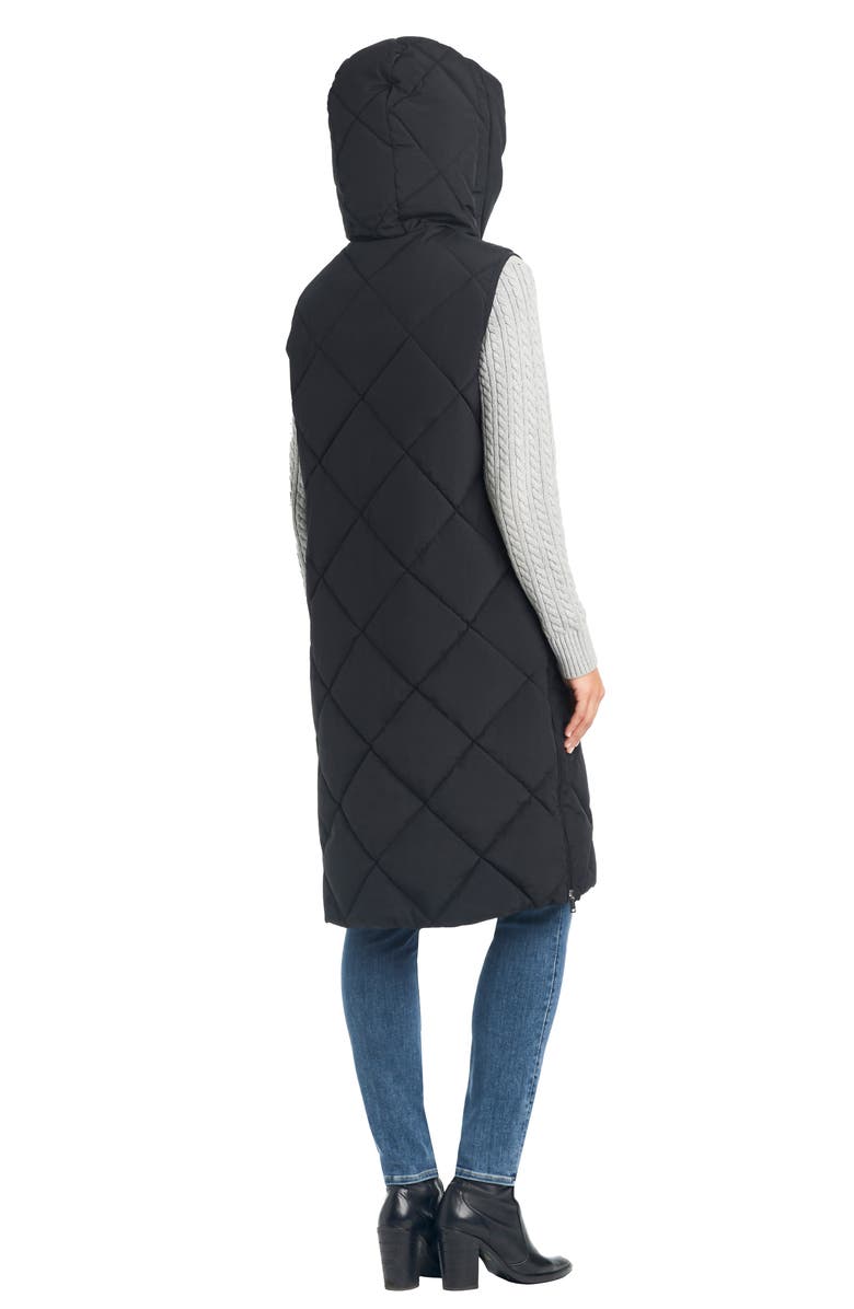 Sanctuary Hooded Long Puffer Vest | Nordstromrack