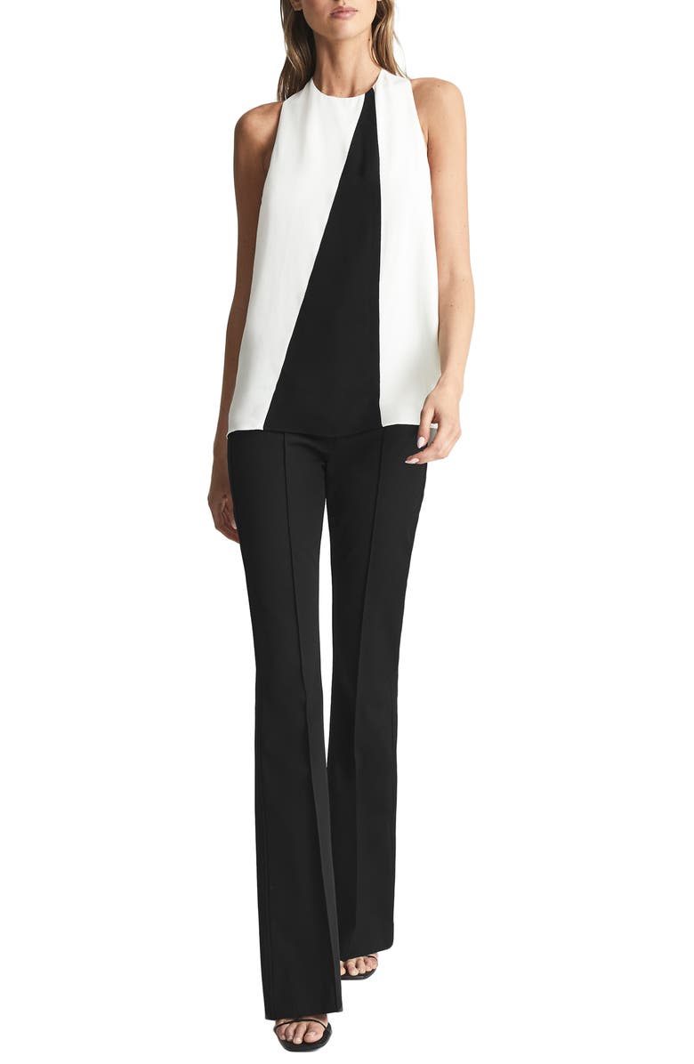 Reiss Sharon Colorblock Sleeveless Blouse | Nordstromrack