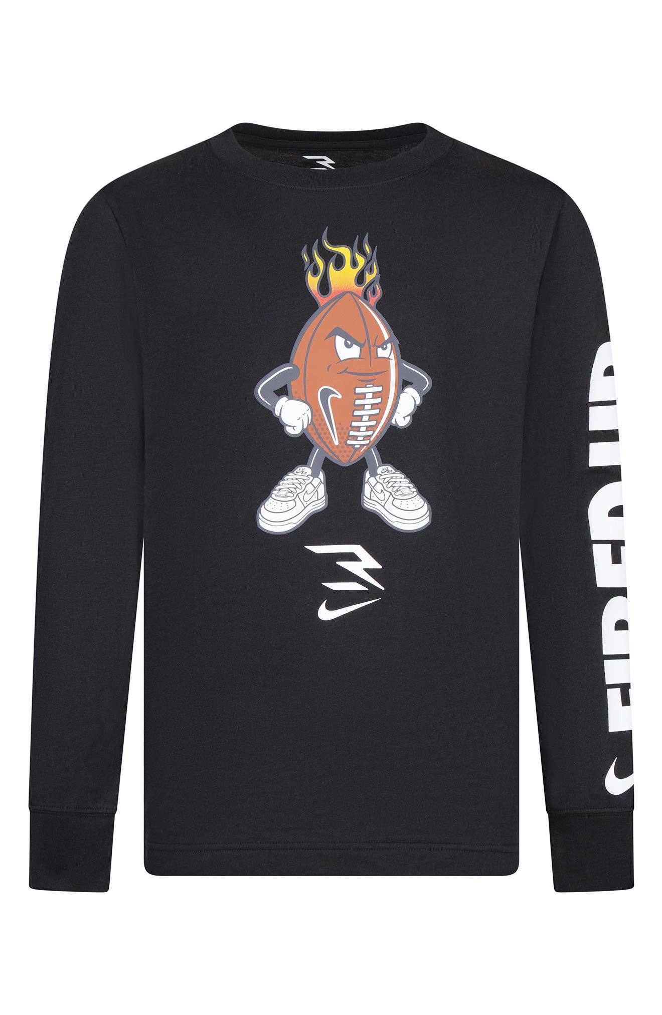 3 Brand Kids' Fired Up Ballers Long Sleeve Tee | Nordstromrack