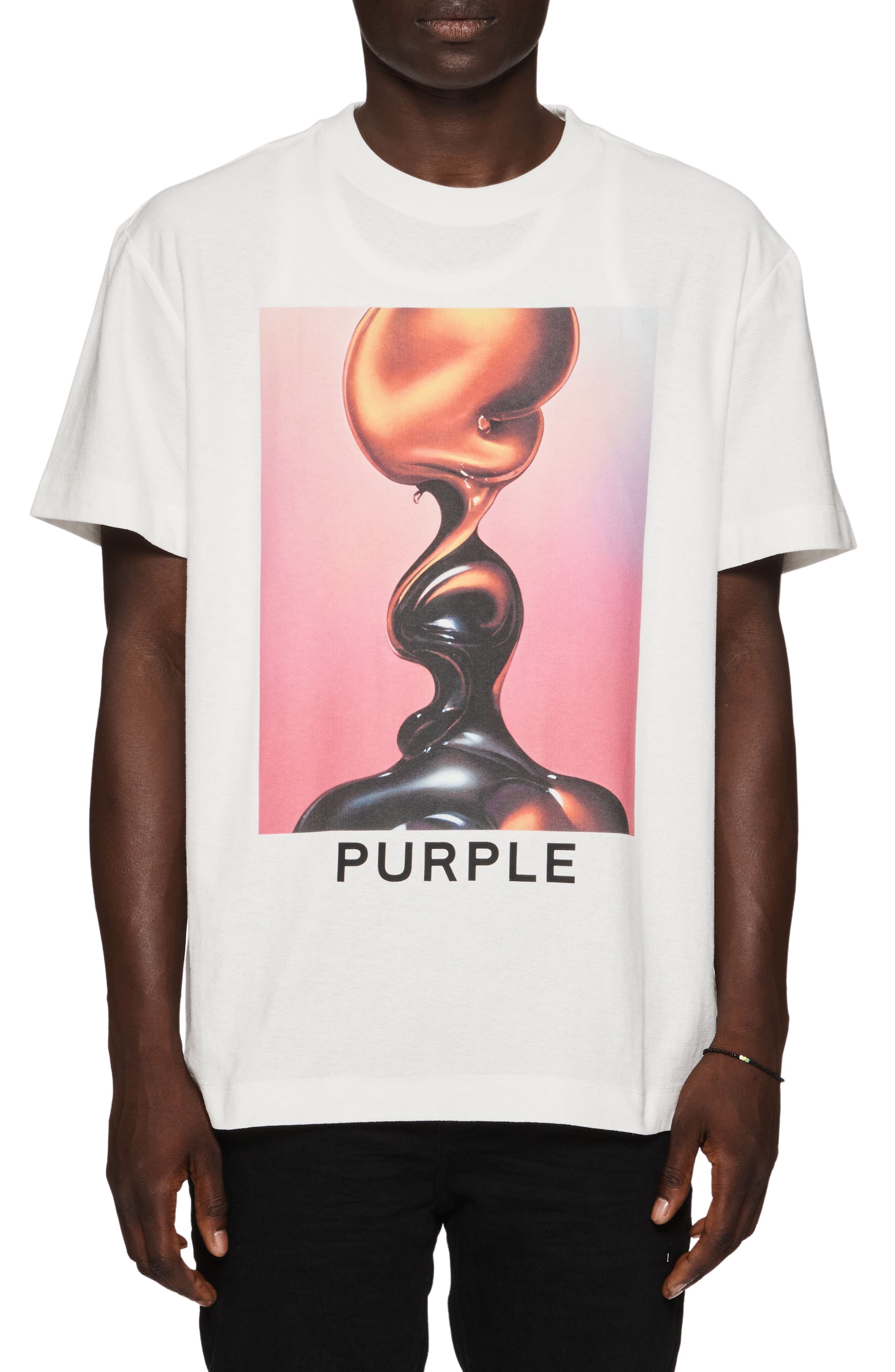 PURPLE BRAND Textured Cotton Graphic T-Shirt | Nordstromrack