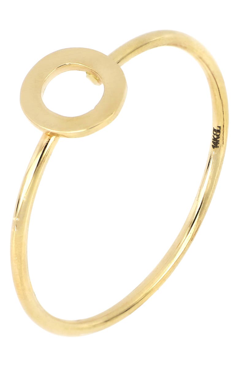 Bony Levy 14K Yellow Gold Initial Ring | Nordstromrack