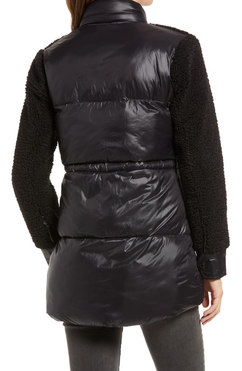 Via Spiga Mixed Media Jacket | Nordstromrack