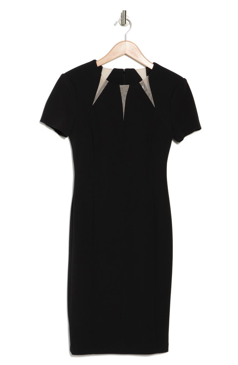 Calvin Klein Cut Out Short Sleeve Sheath Dress | Nordstromrack
