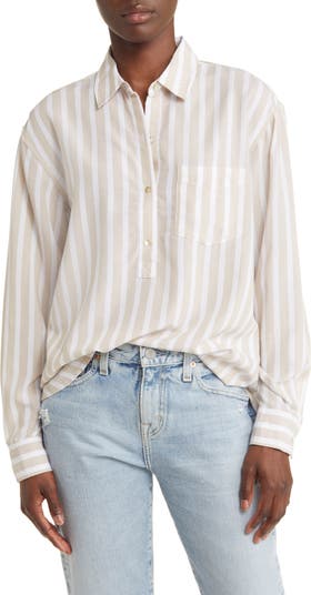 Rails Elle Stripe Popover Shirt | Nordstrom