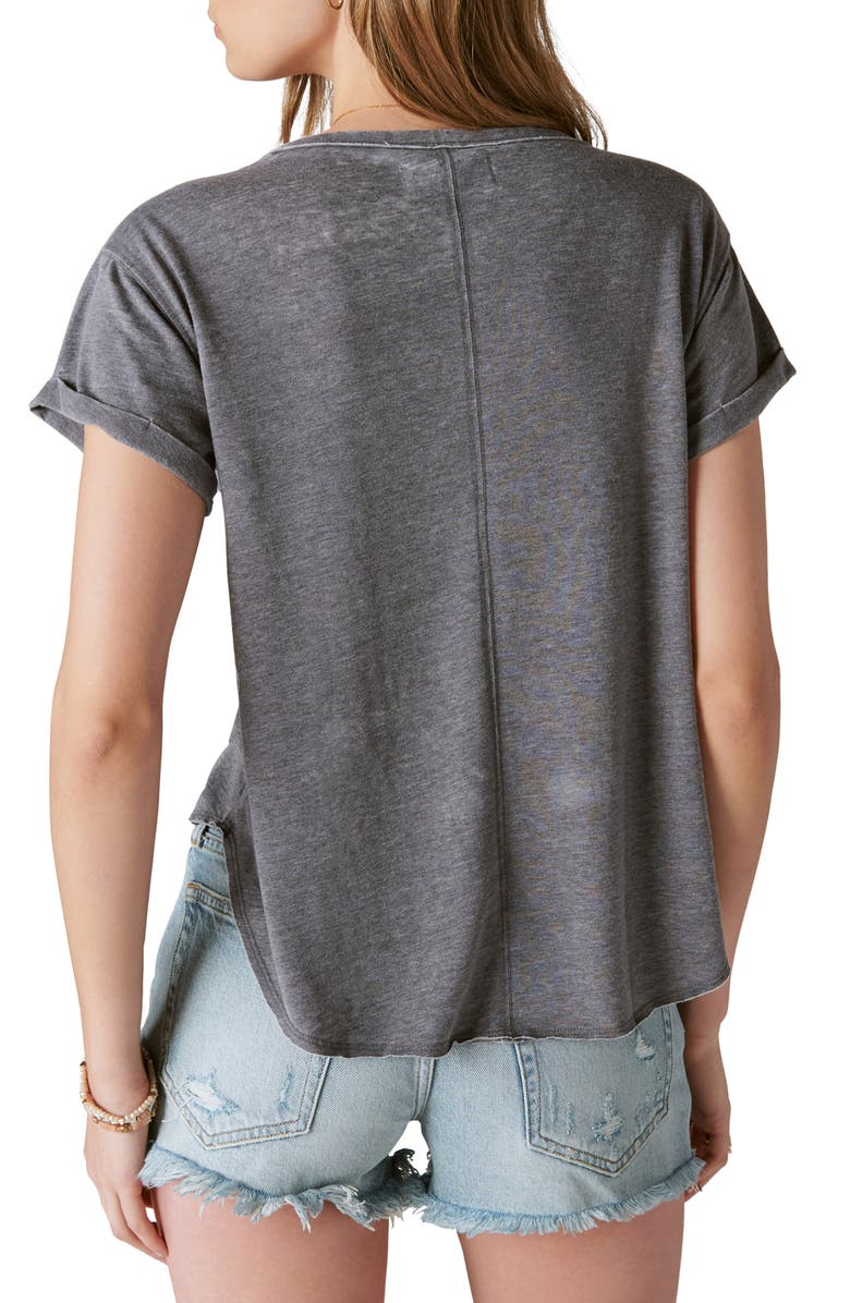 Lucky Brand Seamed Scoop Neck T-Shirt | Nordstrom