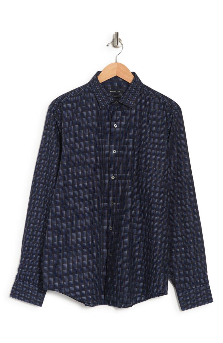 Bugatchi Grid Print Classic Fit Shirt | Nordstromrack