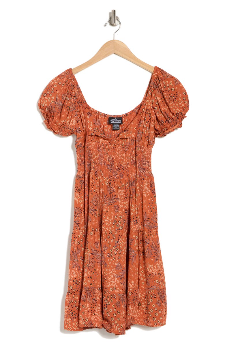 Angie Tie Front Tiered Dress | Nordstromrack