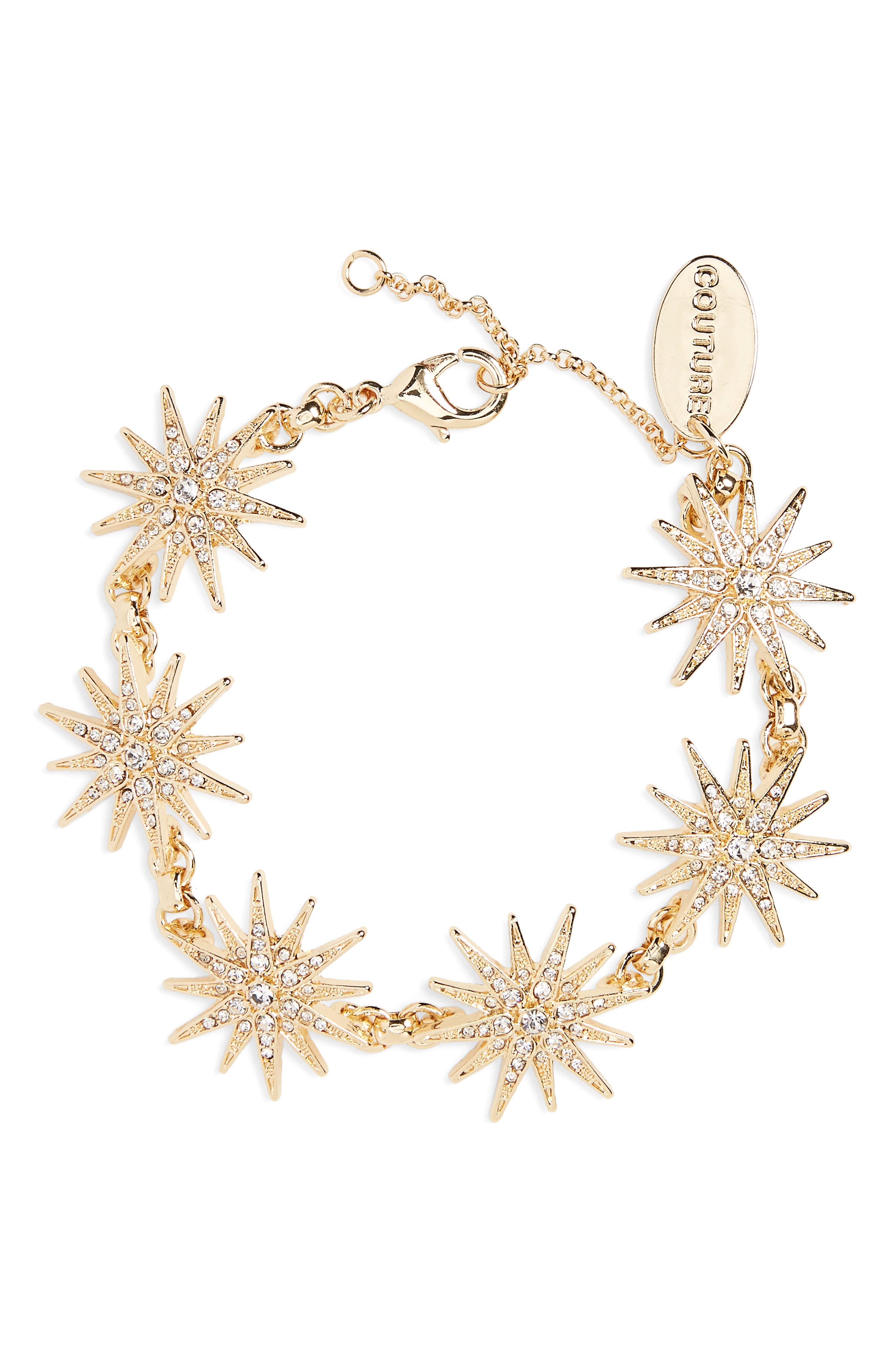 NATASHA Tasha Crystal Star Bracelet | Nordstrom