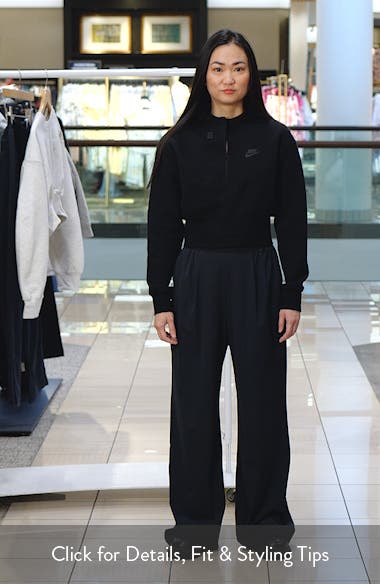 Nike Logo Tech Fleece Quarter-Zip Top | Nordstrom