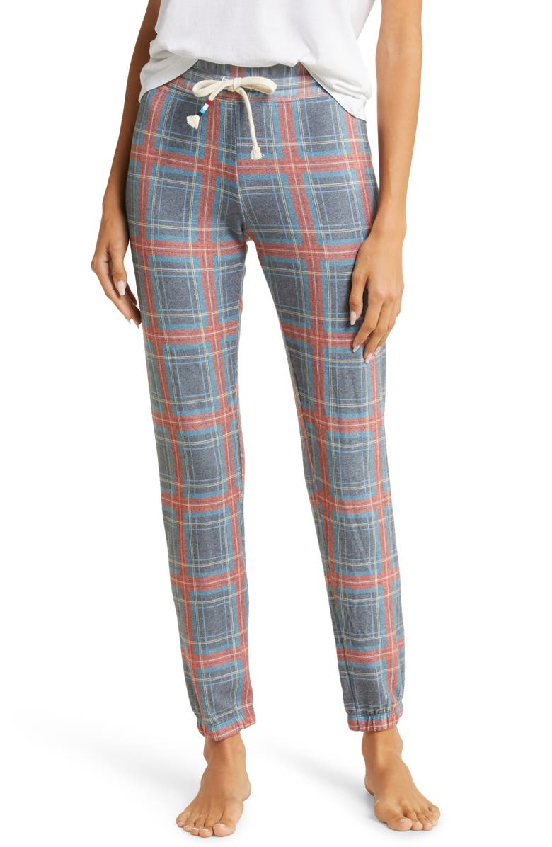 Sol Angeles Plaid Hacci Joggers | Nordstrom