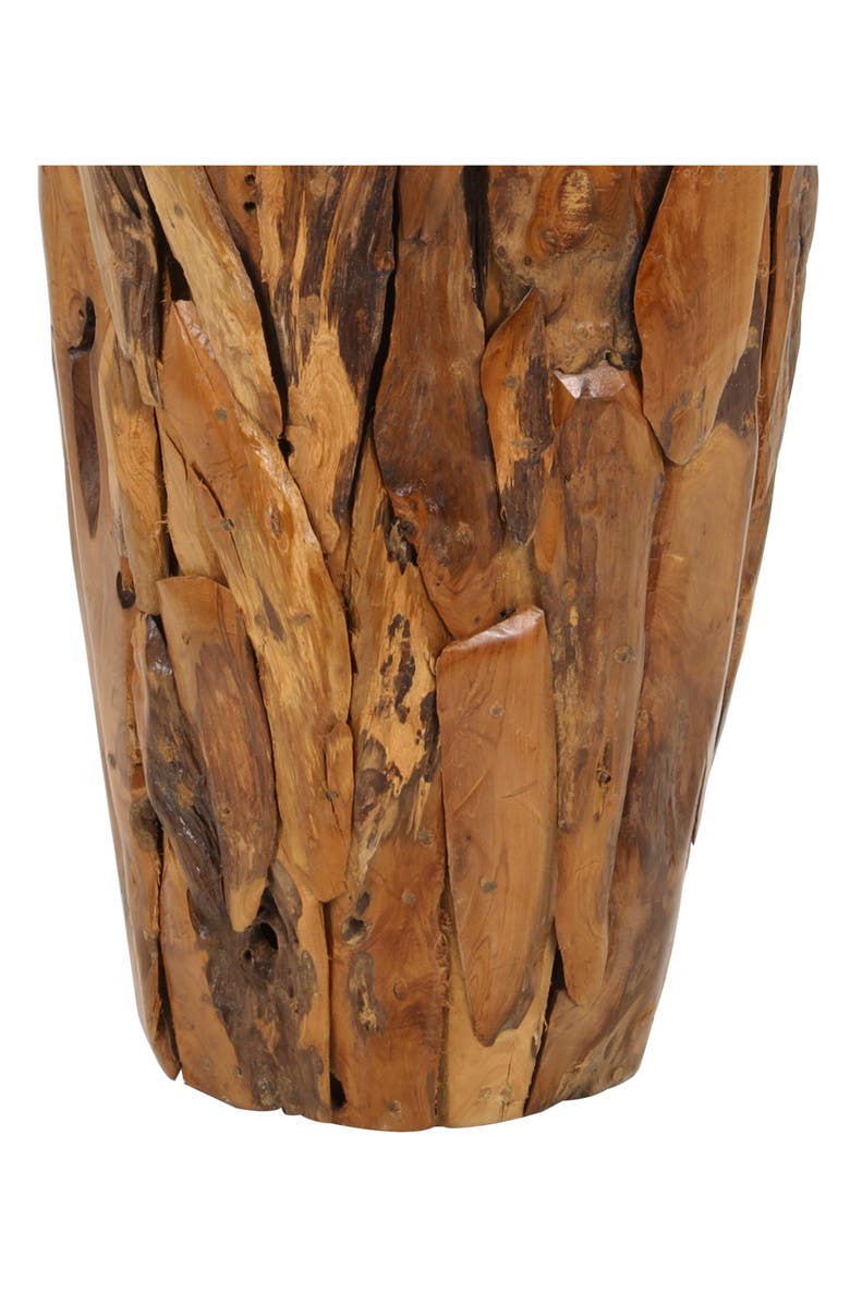 GINGER BIRCH STUDIO Teak Wood Vase | Nordstromrack