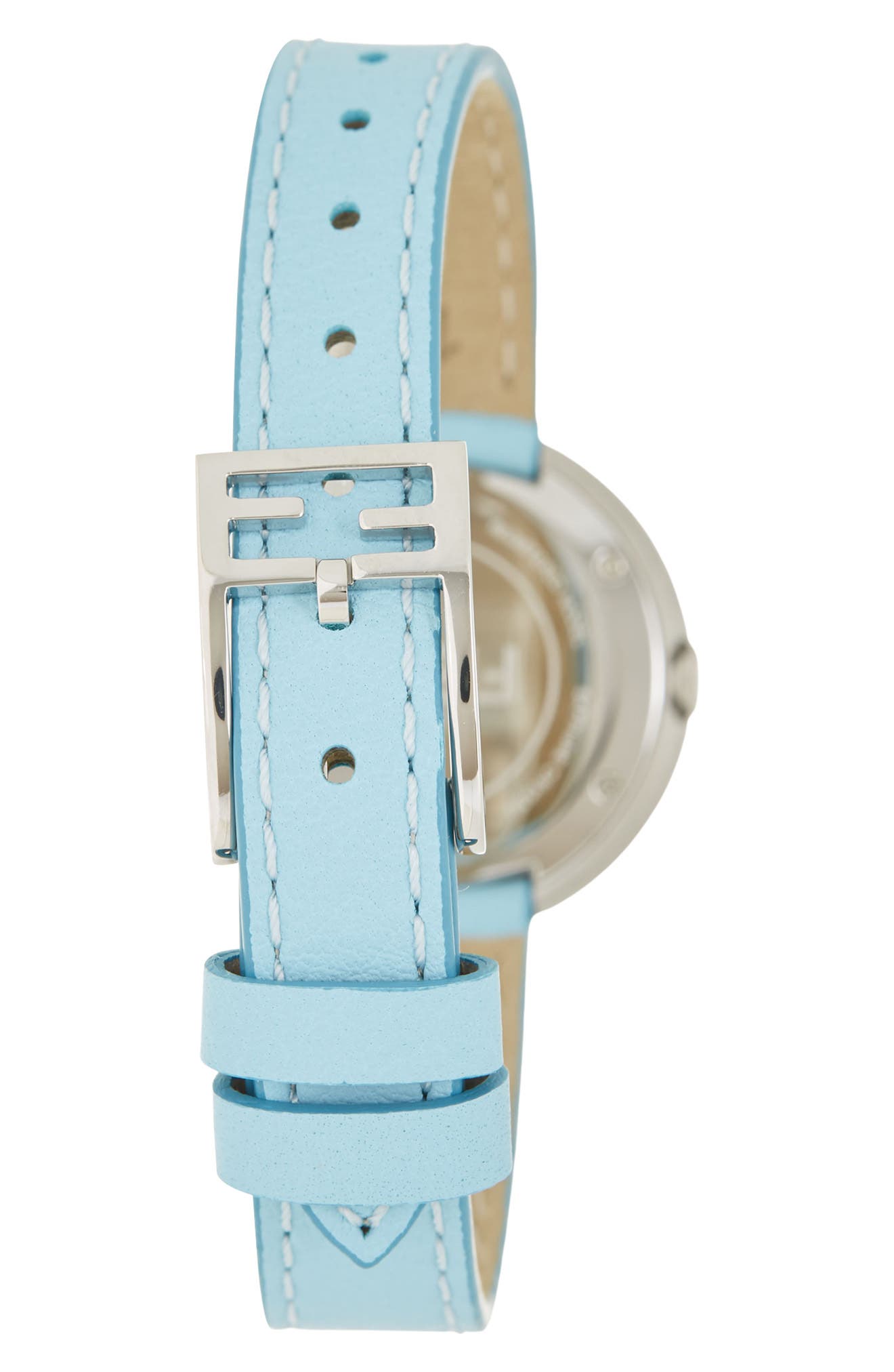 Fendi Stainless Steel Blue Dial Strap Watch, 28mm | Nordstromrack