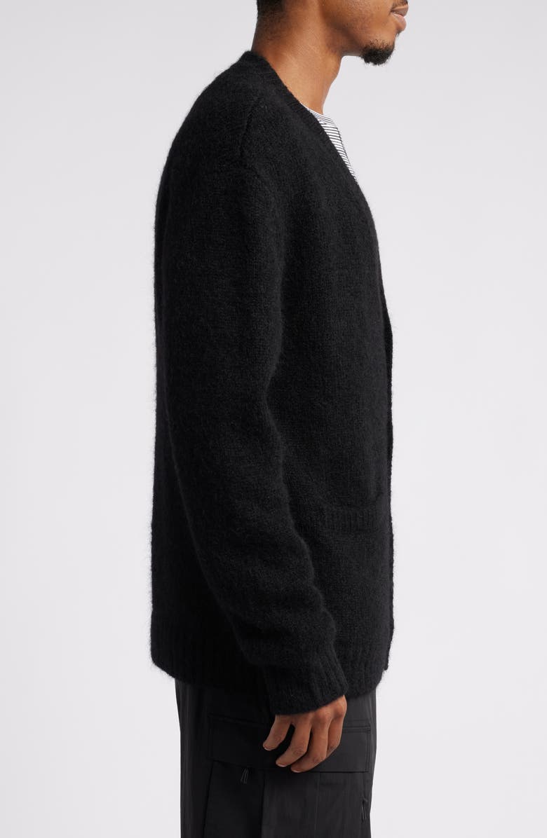 Saturdays NYC Michael Shaggy Mohair & Wool Blend Cardigan | Nordstromrack