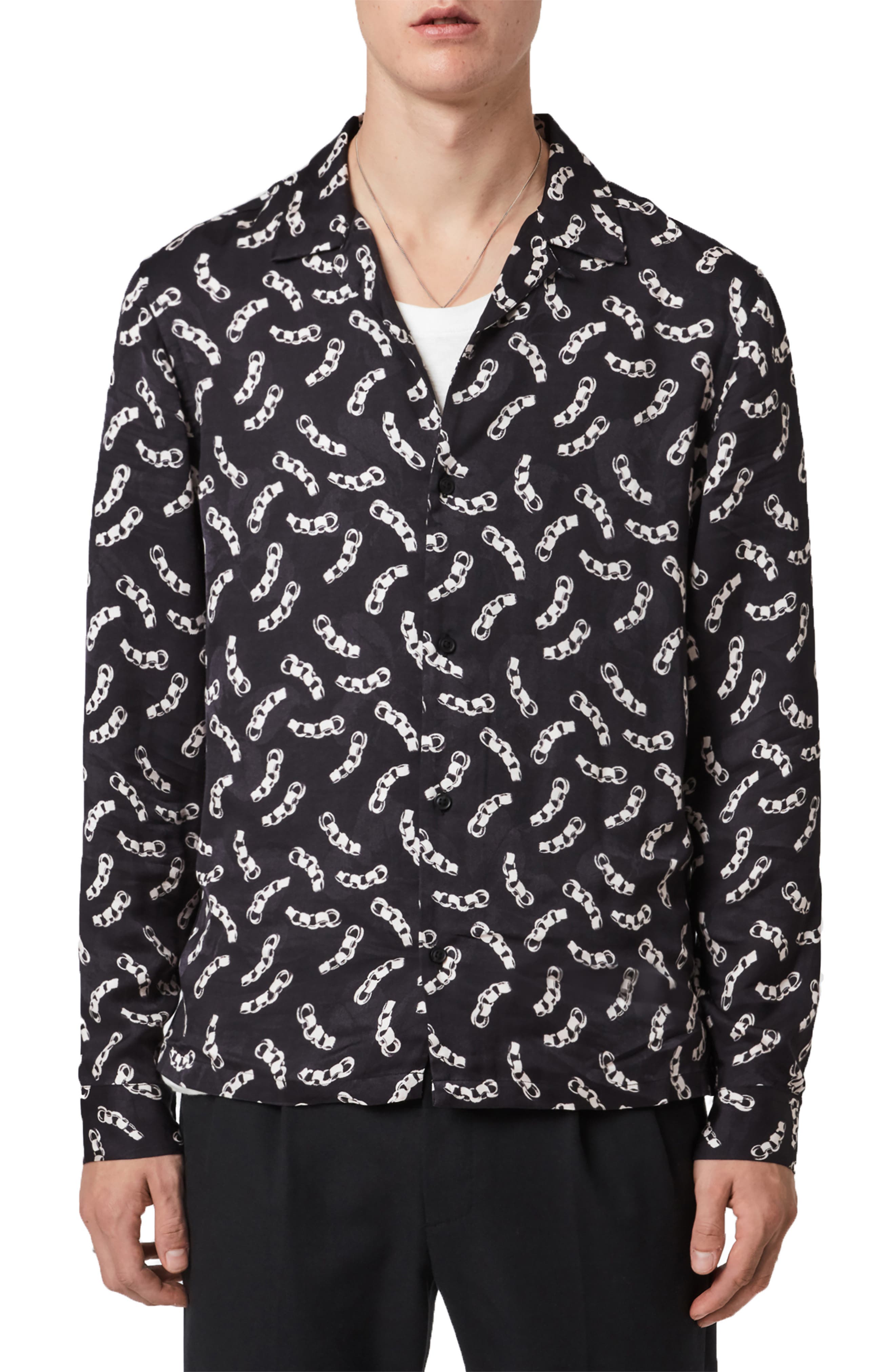 Bond Print Button-Up Shirt (Men) | Nordstromrack