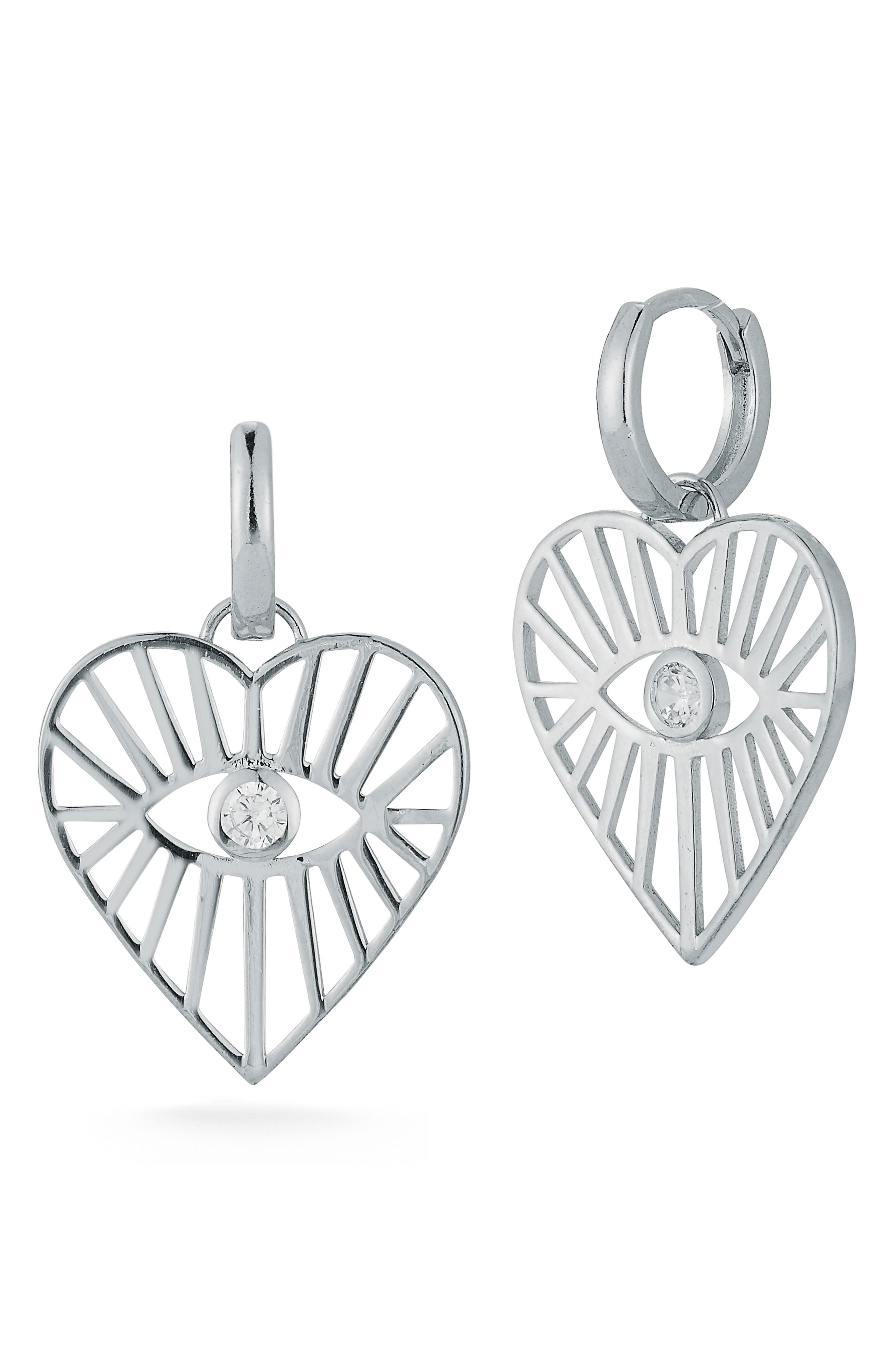 SPHERA MILANO CZ Evil Eye Drop Earrings | Nordstromrack