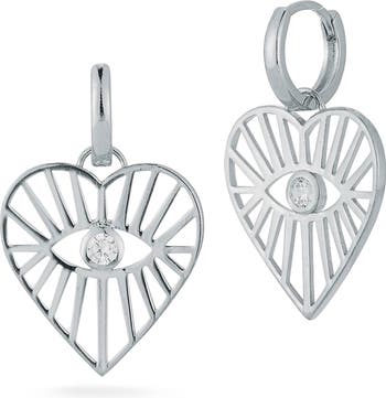 SPHERA MILANO CZ Evil Eye Drop Earrings | Nordstromrack