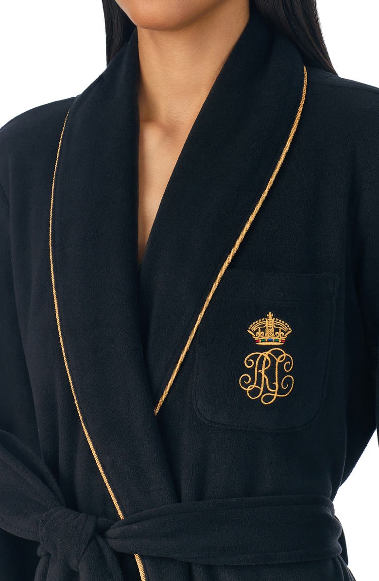 Lauren Ralph Lauren Recycled Polyester Fleece Robe | Nordstrom