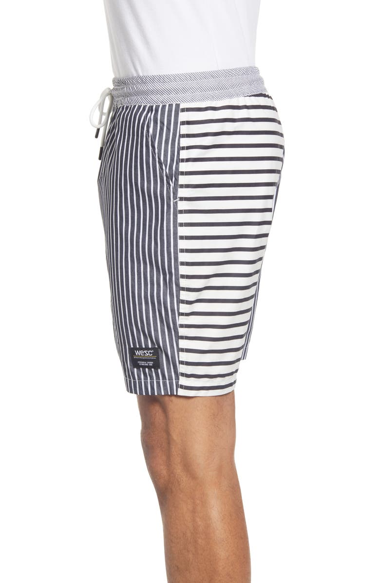 WeSC Hampus Mixed Stripe Shorts | Nordstromrack