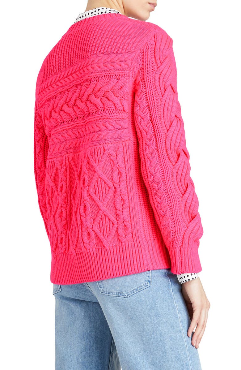 Burberry Tolman Aran Knit Sweater | Nordstrom