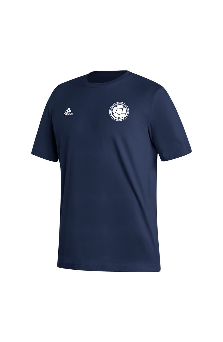 adidas Men's adidas Navy Colombia National Team Crest T-Shirt ...